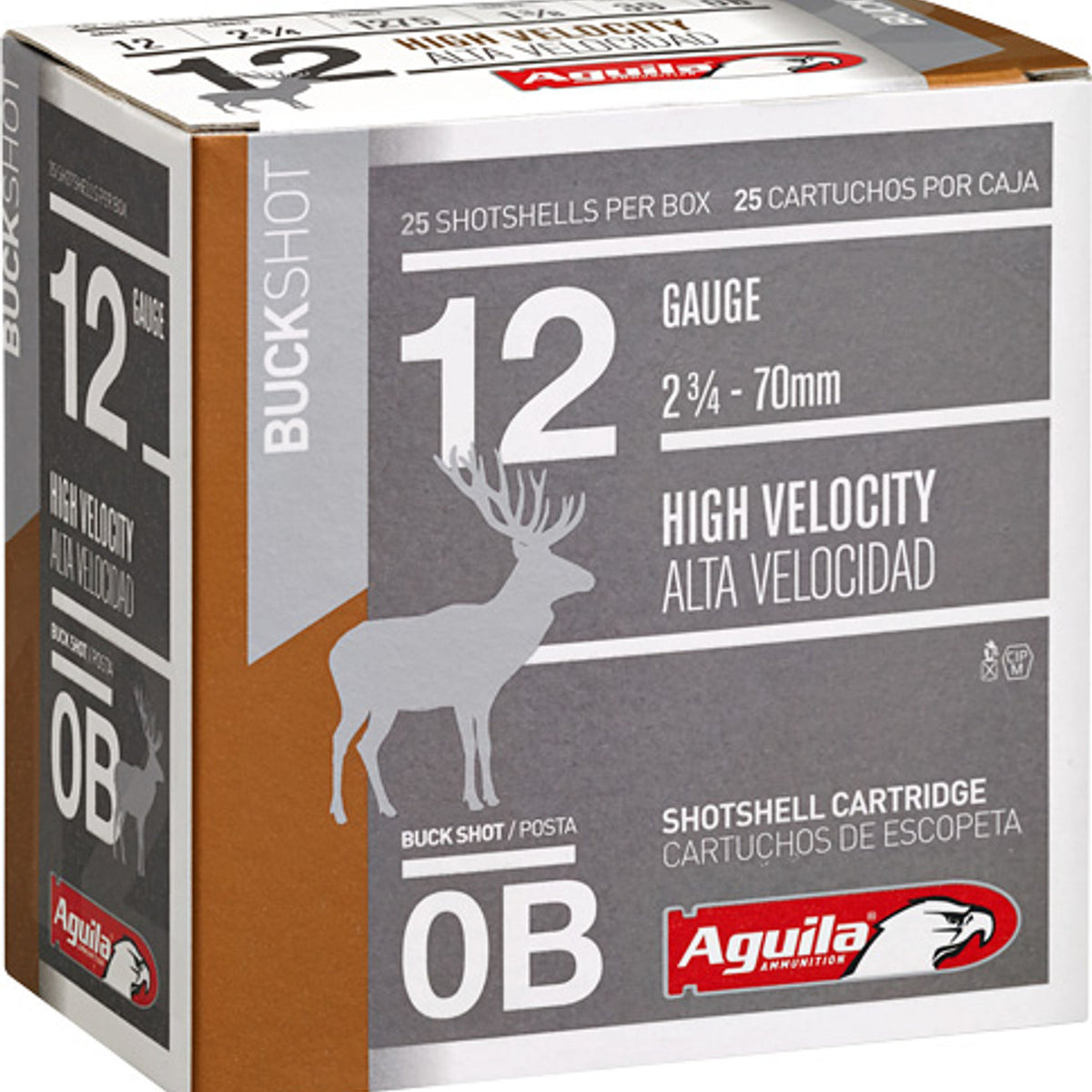 AGUILA AMMUNITION 12GA 2-3/4" 0BUCK 1275FPS – CRAFM