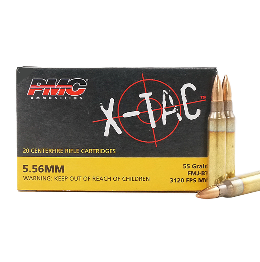 PMC CAL 5.56MM AMMUNITION, 55 GR FMJ – CRAFM