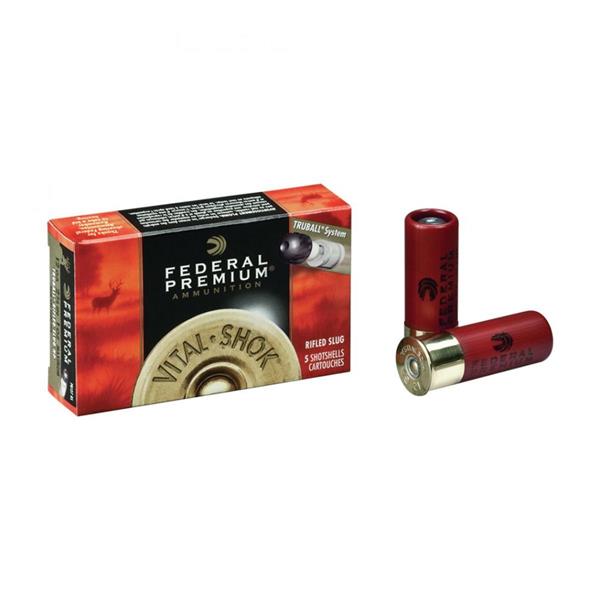 FEDERAL SLUGS CAL 12 GA 2 3/4' TRUE-BALL HP - STANDARD RECOIL - BOX OF ...