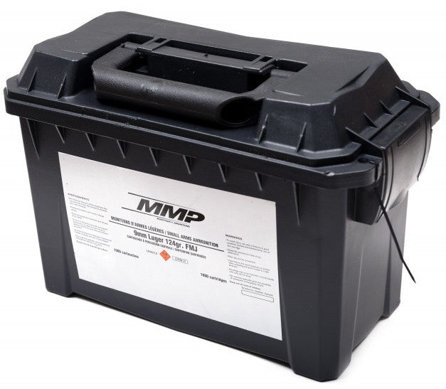 MMP 9MM 124GR BULK 1000RDS NON-TOX PRIMER, FACTORY AMMO – CRAFM