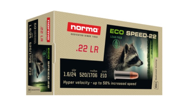 Norma Precision Ammunition Eco Speed .22LR 24gr 50rds – CRAFM