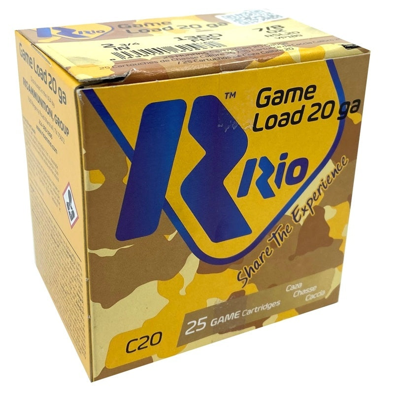 RIO ROYAL STAR SLUG, AMMUNITION, 20GA, 2-3/4 INCH, 25GR, BOX OF 25RDS ...